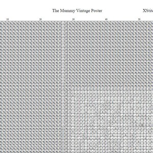 The Mummy Cross Stitch Pattern Pdf Format - Etsy UK