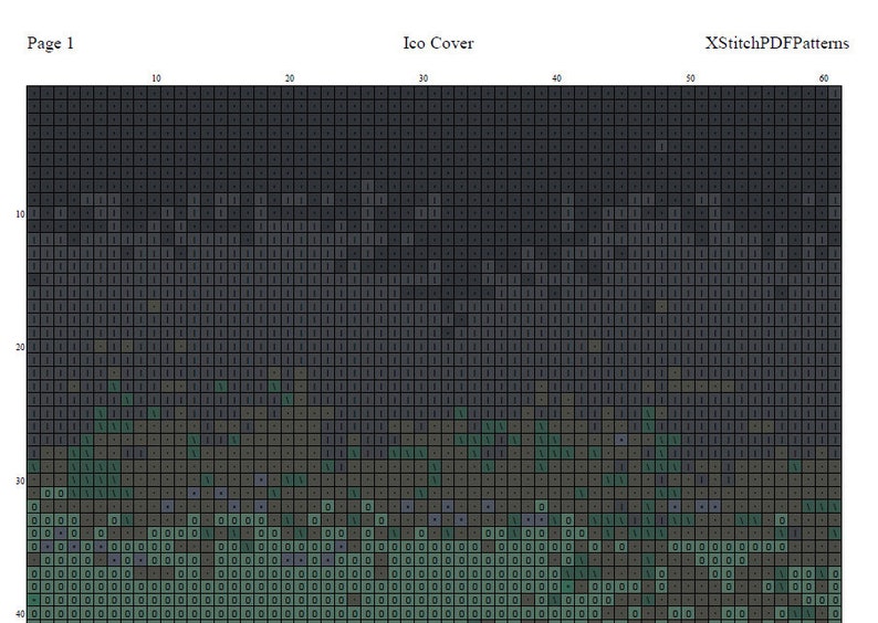 Ico Cover Cross Stitch Pattern Pdf Format - Etsy