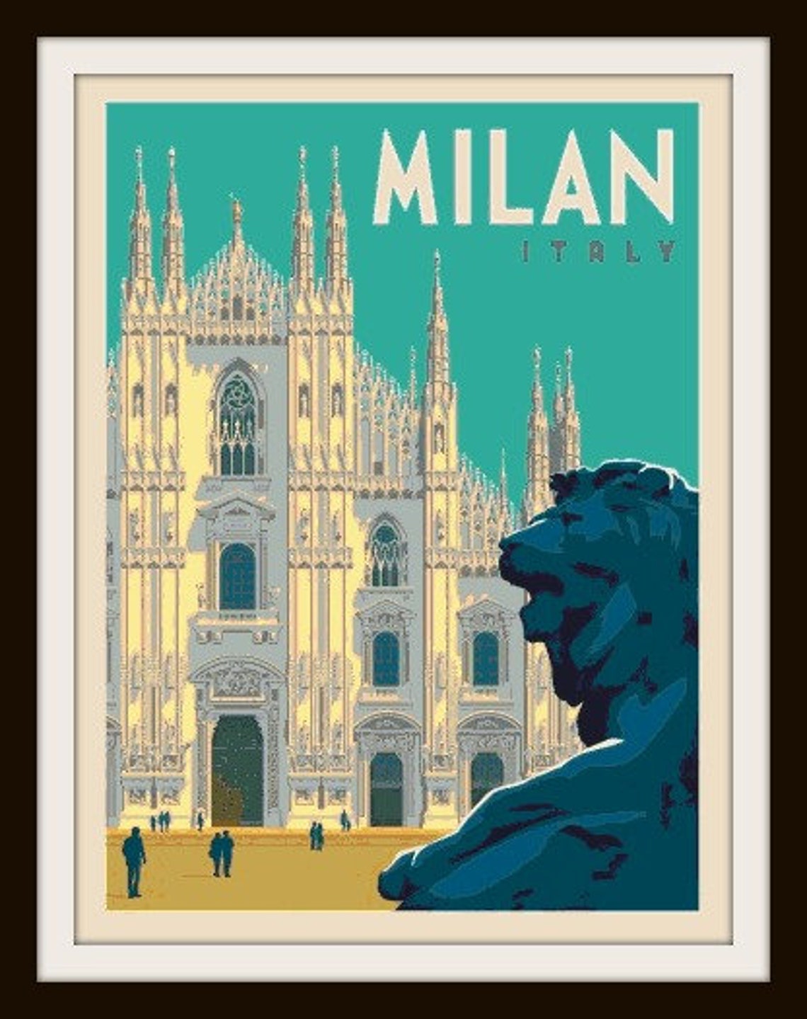 Milan Cross Stitch Pattern Pdf Format - Etsy