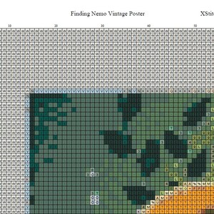 Finding Nemo Cross Stitch Pattern Pdf Format - Etsy