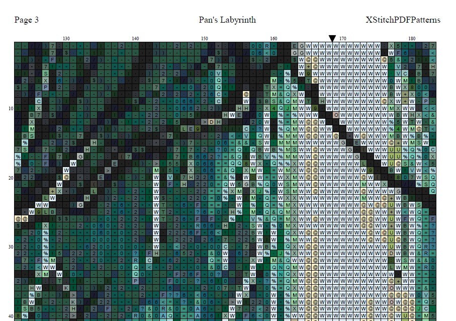 Pan's Labyrinth Cross Stitch Pattern Pdf Format - Etsy