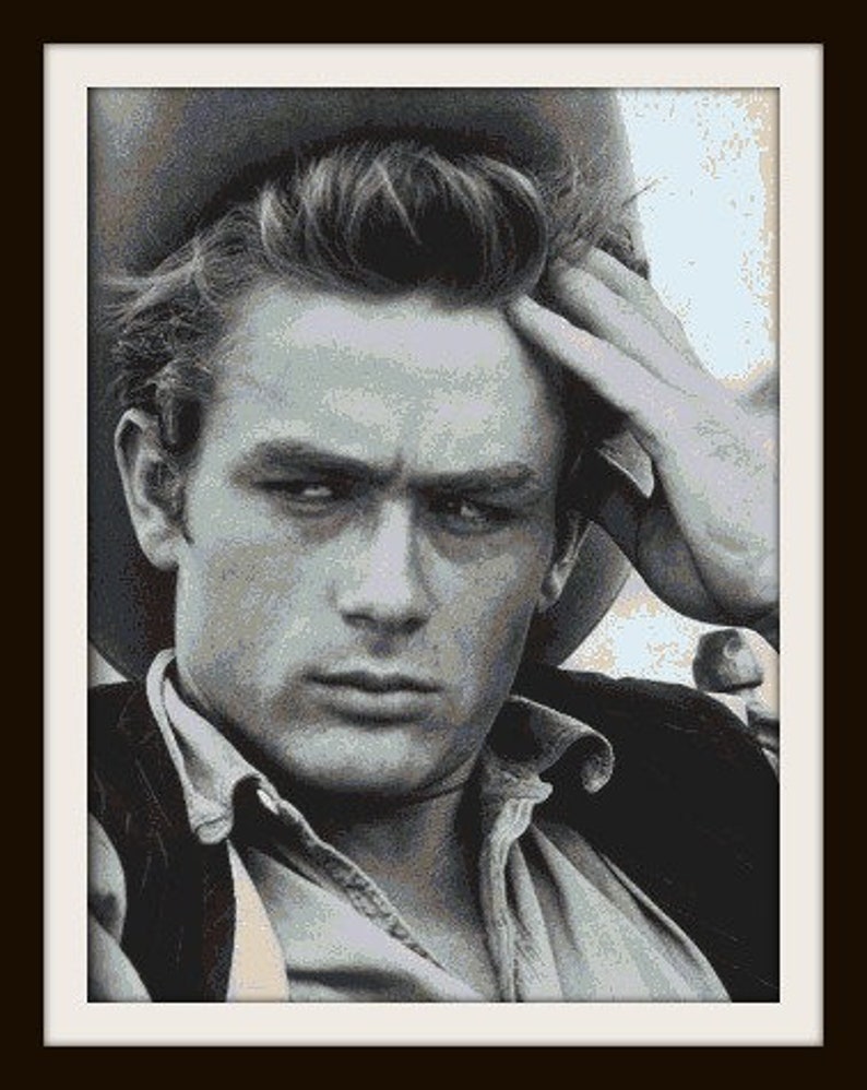 James Dean II Cross Stitch Pattern Pdf Format - Etsy