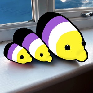 Non-binary Flag Snarfle - Etsy