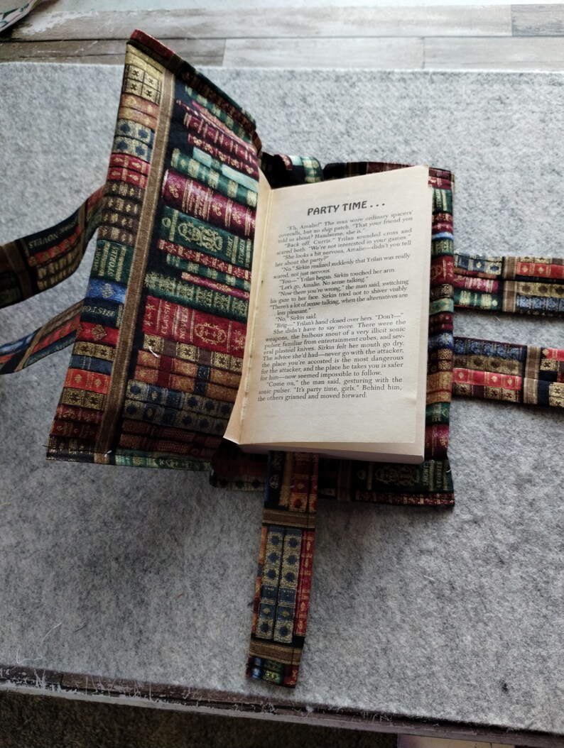 Book Cover, Paperback Book Cover, Paperback Book Carrier - Etsy