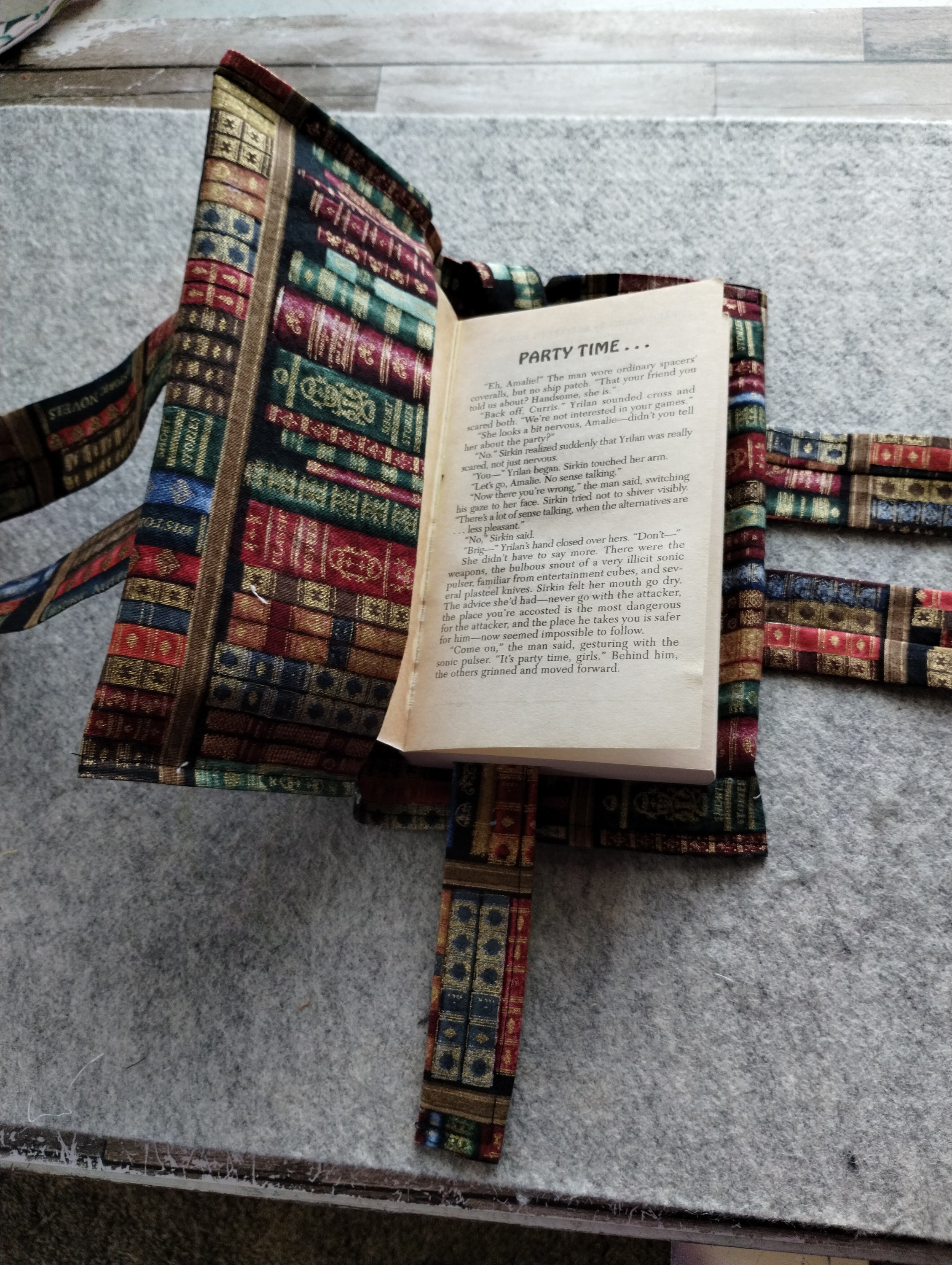 Book Cover, Paperback Book Cover, Paperback Book Carrier - Etsy