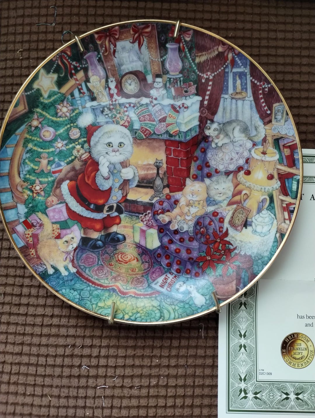 Artist Bill Bell Collector Plate - Etsy