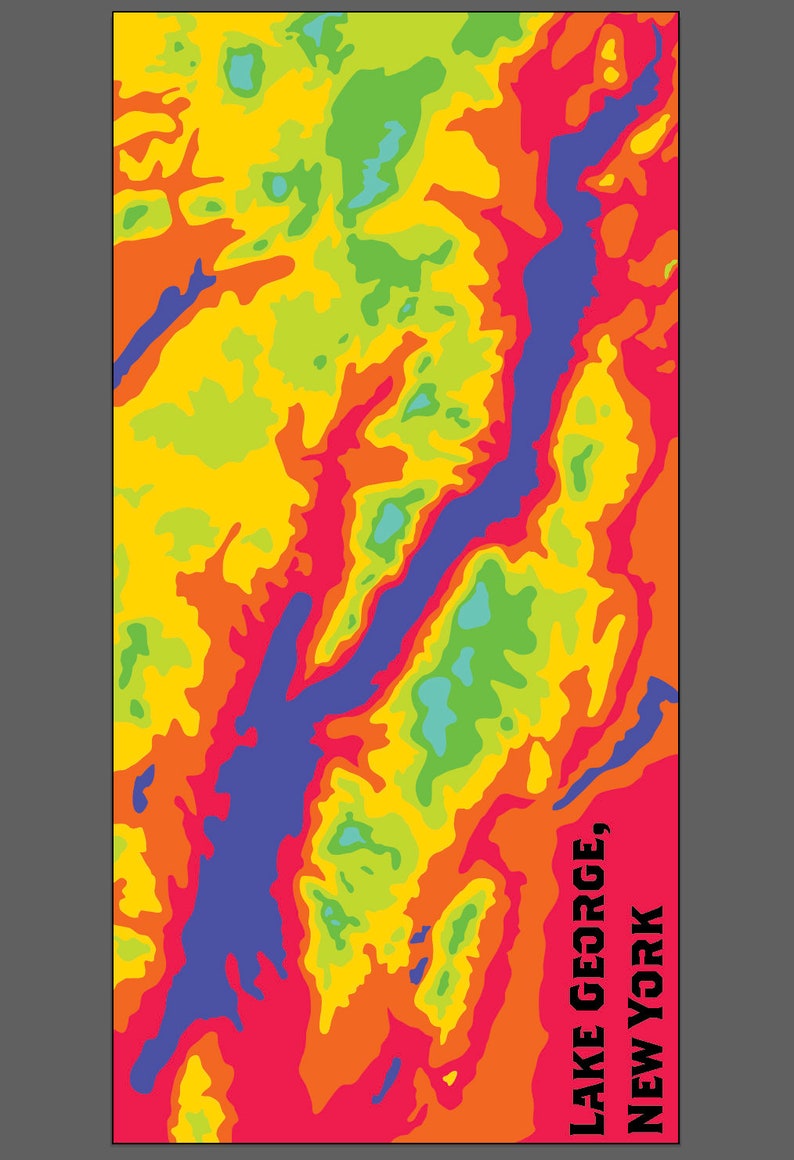 Custom Topographic Map - Layered Paper Cut SVG File - Etsy