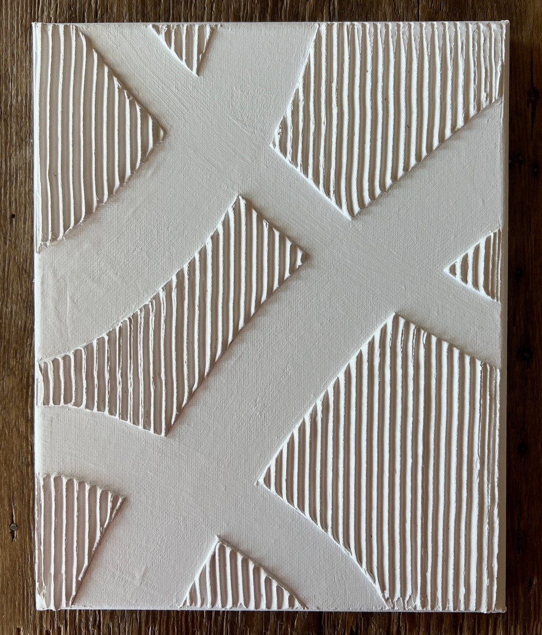 Textured Art With Negative Space Lines - Etsy