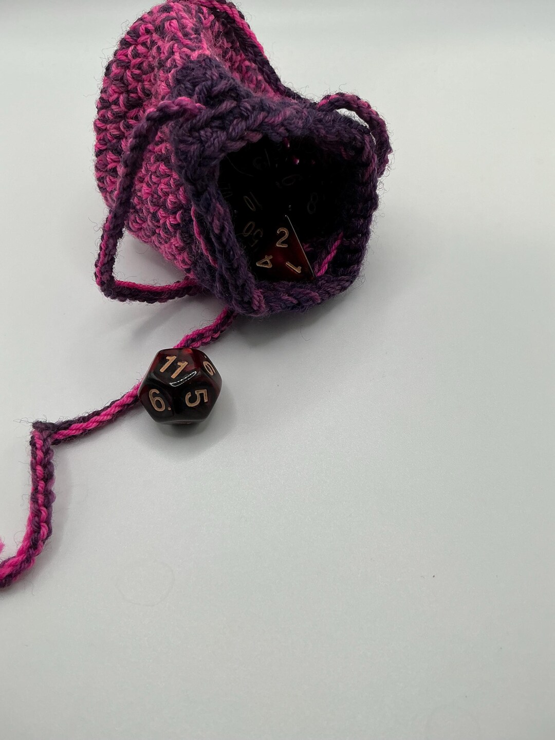 Pink and Purple Mini Draw String Pouch - Etsy
