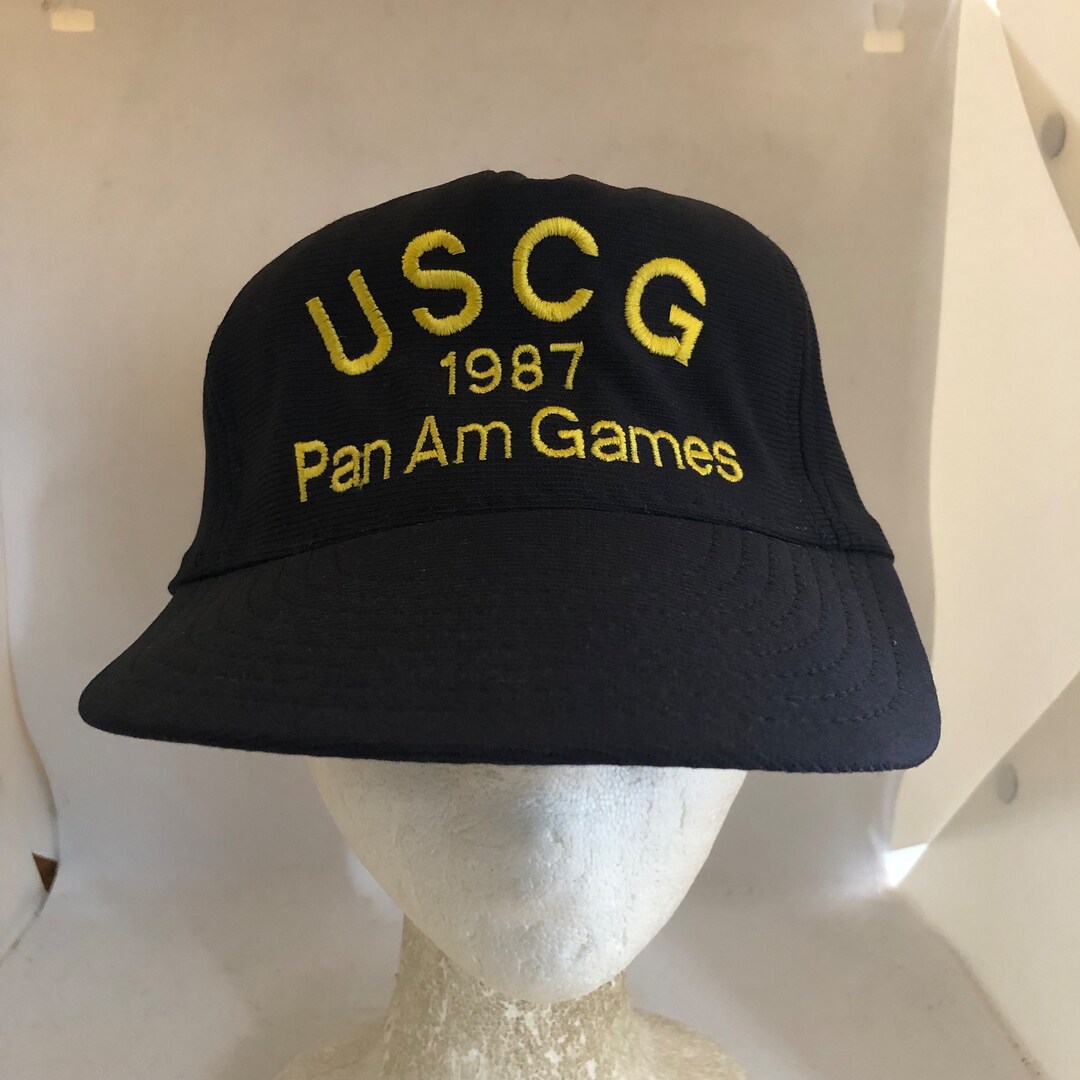 Vintage USCG 1987 Pan Am Games Trucker Snapback Hat 1990s 80s 01 - Etsy