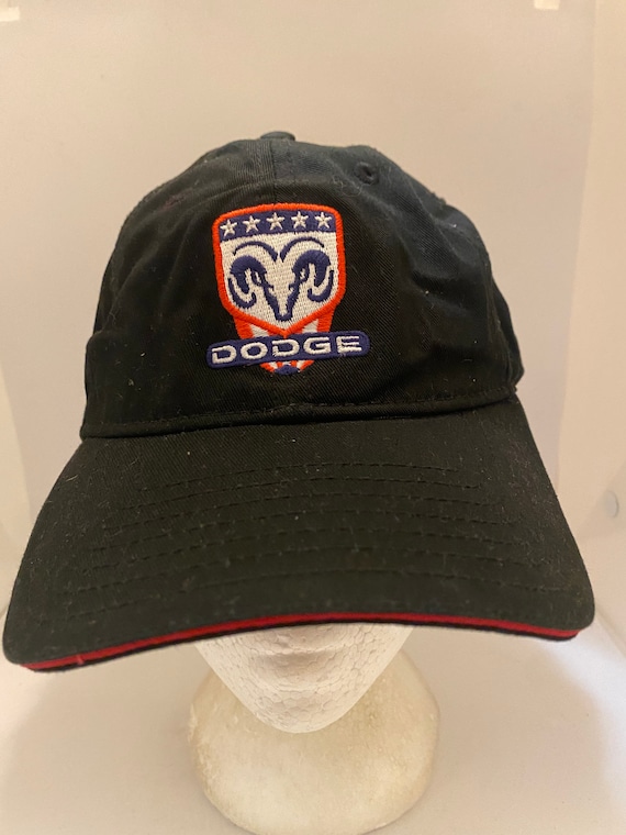 Vintage dodge Trucker SnapBack hat 1990s 80s J17 - Gem