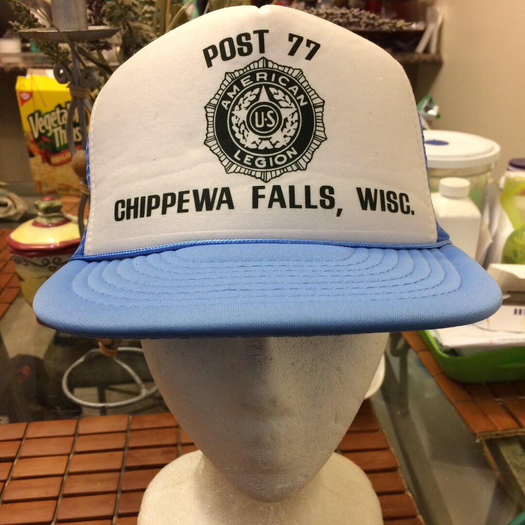 Vintage American Legion Post 77 Sugar Snap Back Hat Wisconsin - Etsy