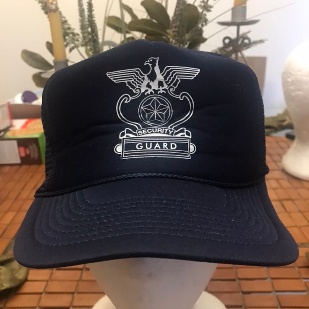 Vintage Security Guard Trucker Snapback Hat 1980s 90s T1 - Etsy