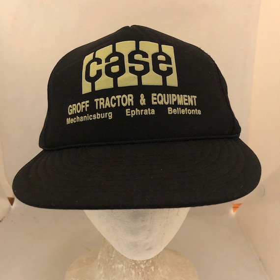 Vintage Case tractor equipment Trucker SnapBack hat a… - Gem