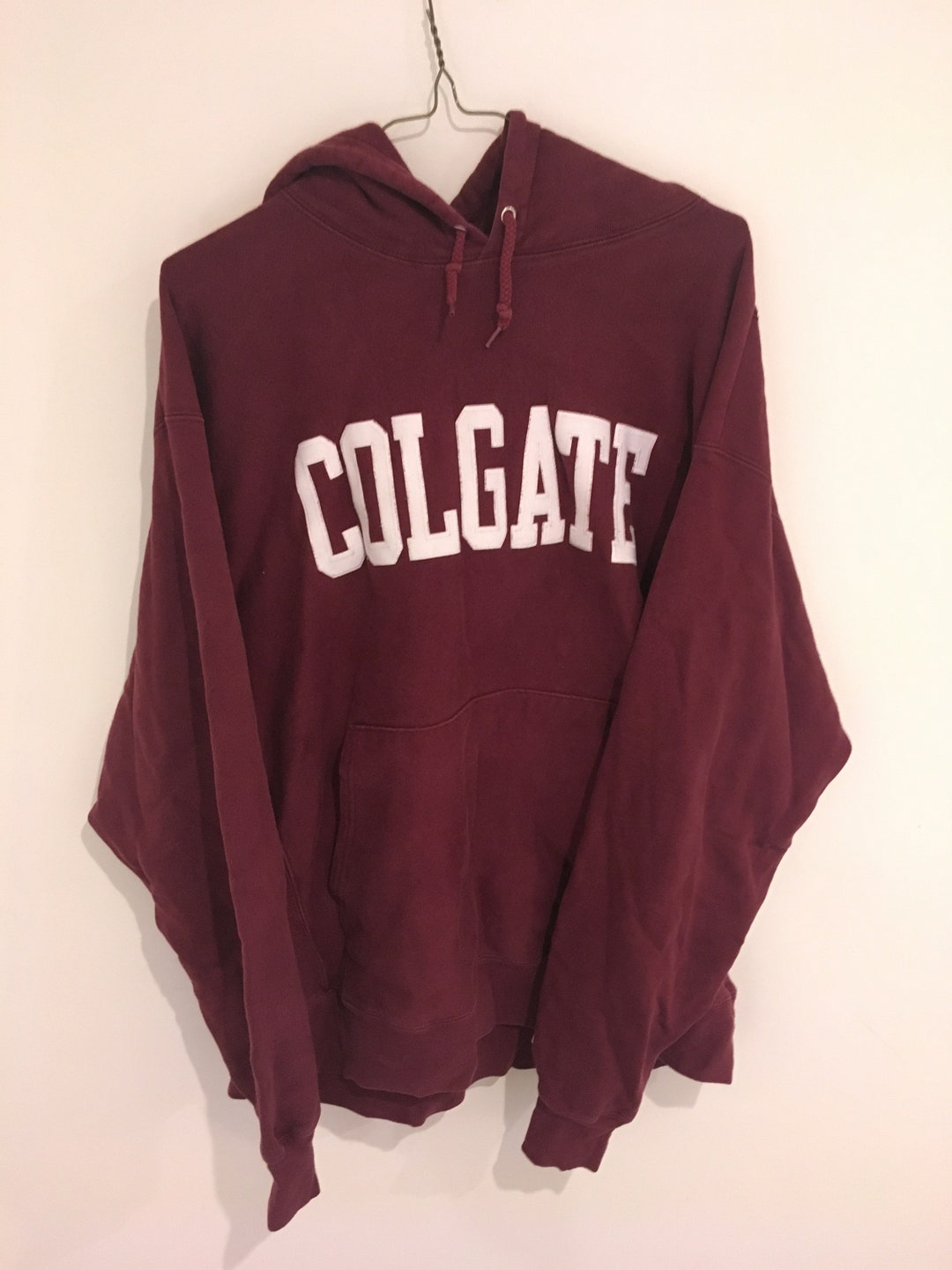 Vintage Colgate University Champion Reverseweave Hoodie Sweatshirt Size ...
