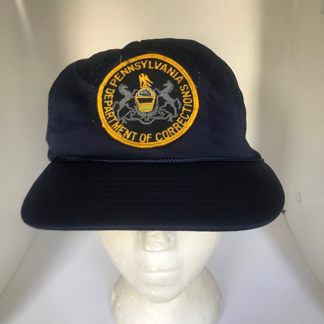 Vintage Pennsylvania Department of Corrections Trucker Snapback Hat ...