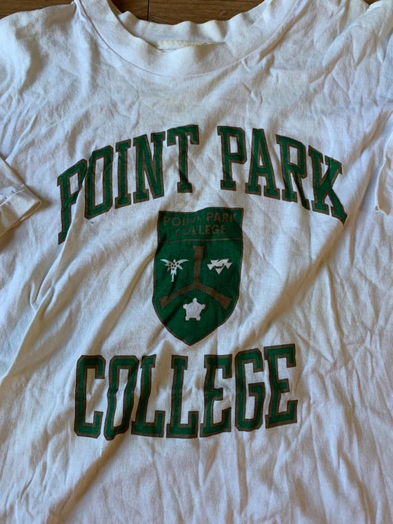 1960s Point Park College University Short Sleeve Vin… - Gem