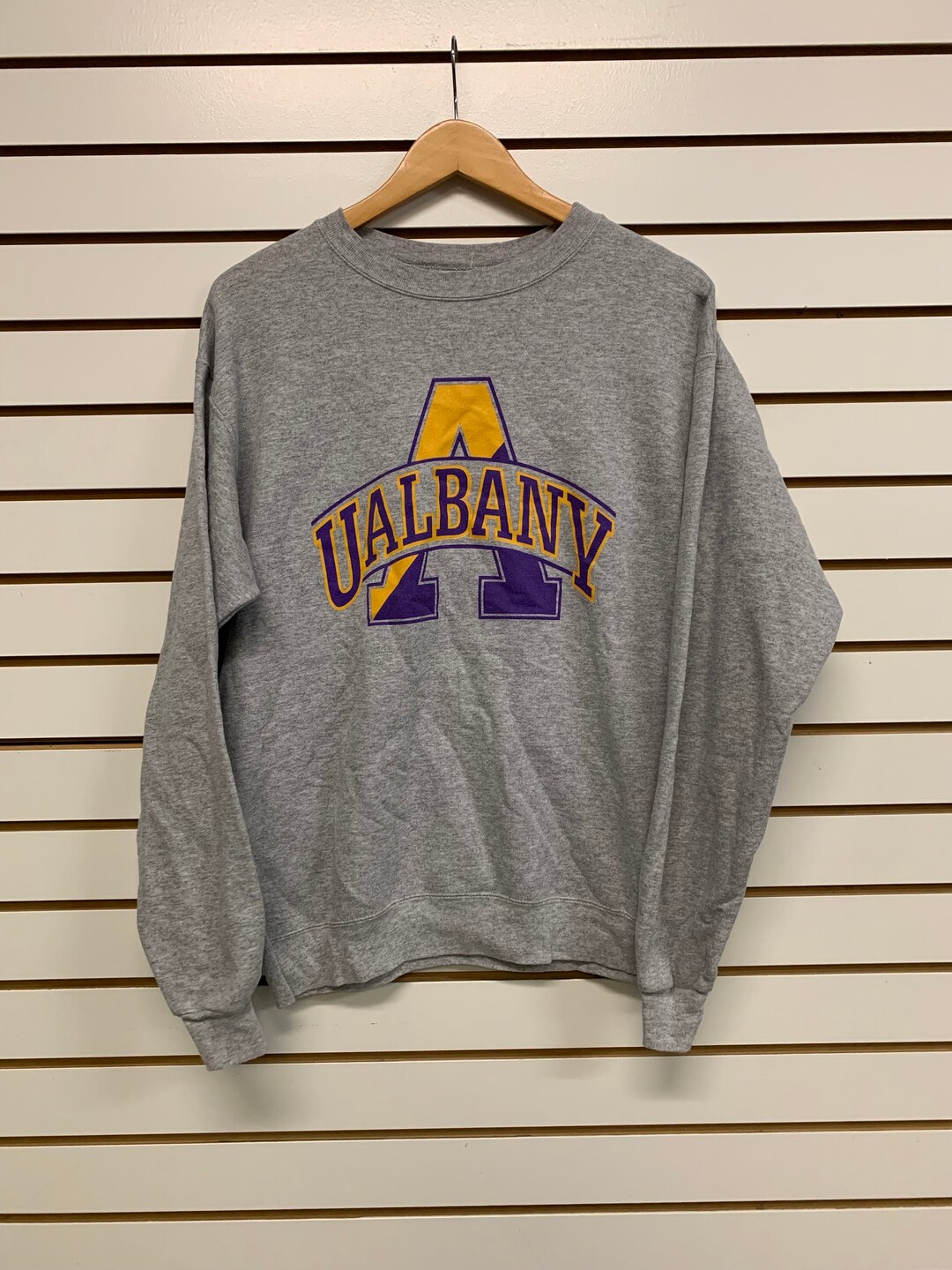 Vintage Ualbany University Crewneck Sweatshirt Size Medium 1990s 80s - Etsy