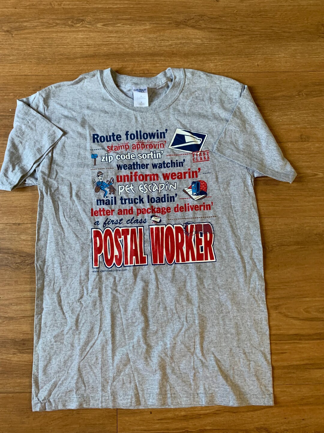 Vintage Postal Worker T Shirt Size Medium 1990s 80s - Etsy