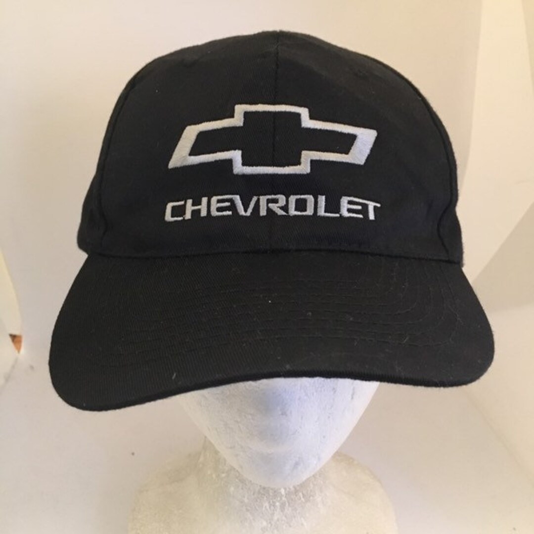 Vintage Chevrolet Strapback Hat Cap 1980s 1990s 90s 80s Adjustable M16 ...