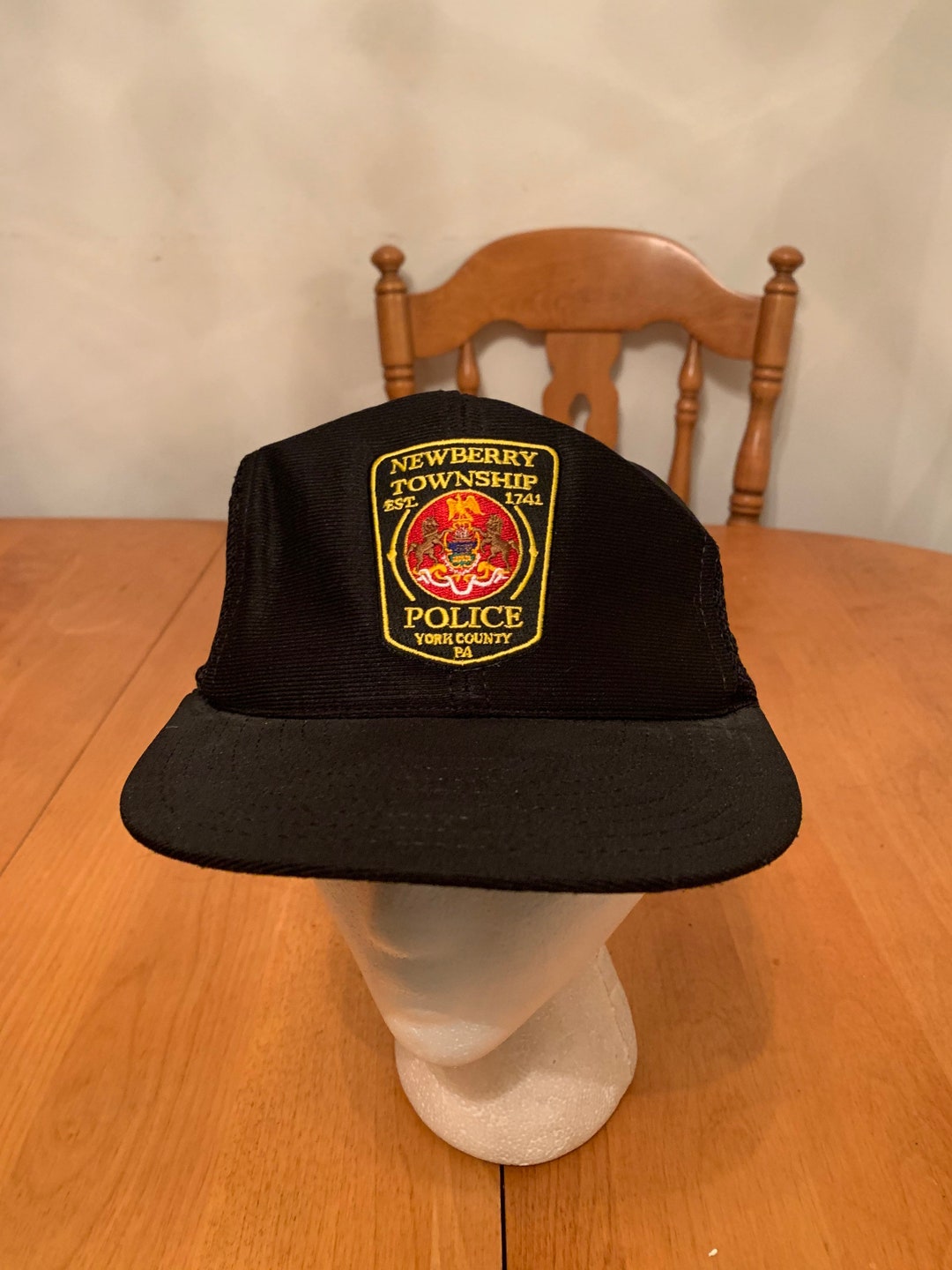 Vintage Police Trucker Snapback Hat 1990s 80s R2 - Etsy