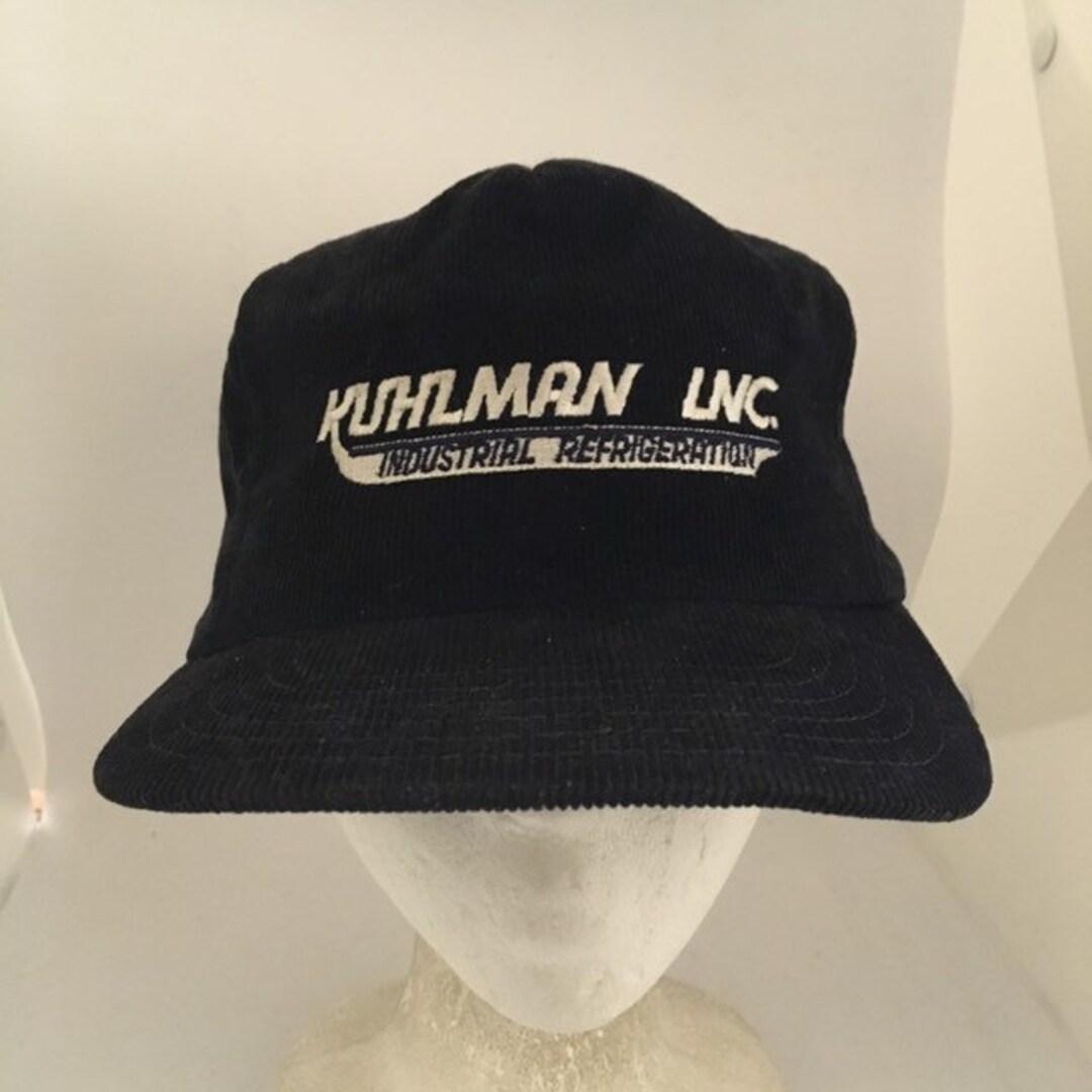 Vintage Kuhlman LNC Industrial Refrigeration Corduroy Trucker Snapback ...