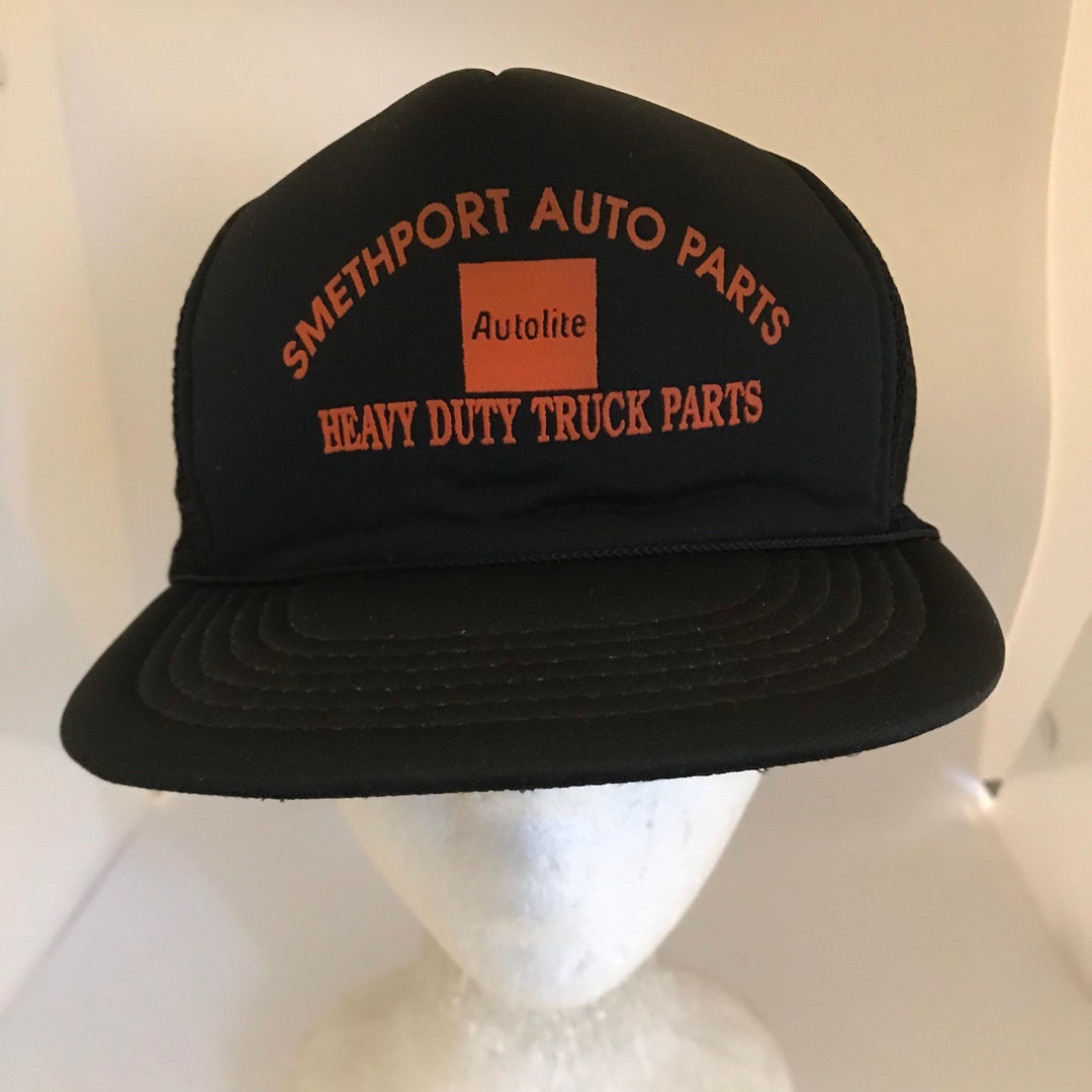 Vintage Autolite Smethport Auto Parts Trucker Snapback Hat 1990s 80s ...