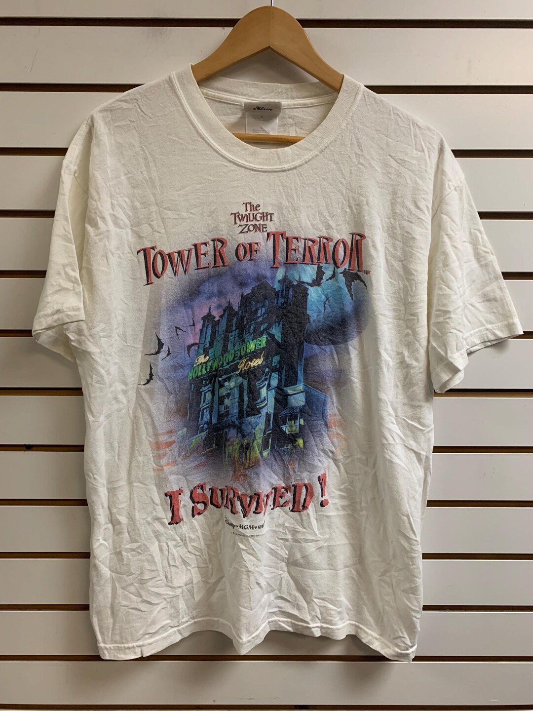 Vintage the Twilight Zone Tower of Terror T Shirt Size Large 1990s 80s ...