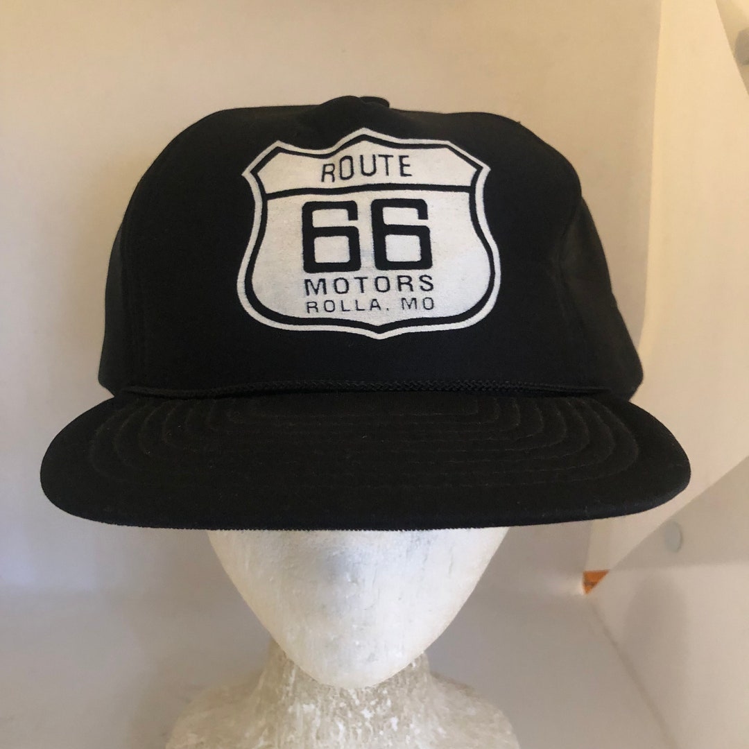 Vintage Route 66 Trucker Snapback Hat Adjustable 1990s 1980s Q1 - Etsy