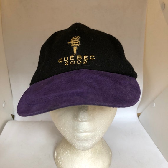 Quebec 2002 Hat Vintage Black Purple McDonalds Canada… - Gem