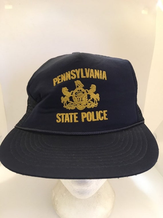 Vintage Pennsylvania state police Trucker SnapBack ha… - Gem