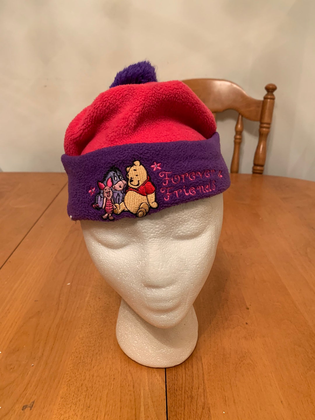 Vintage Winnie the Pooh Pom Pom Beanie Kids Hat 1990s 80s R1 - Etsy