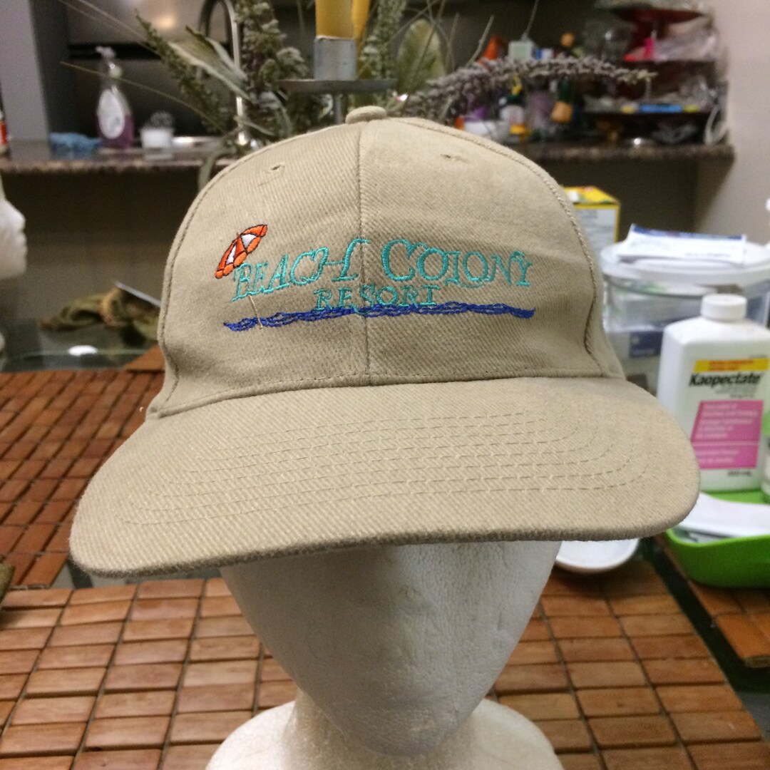 Vintage Beach Colony Resort Strapback Hat 1990s - Etsy