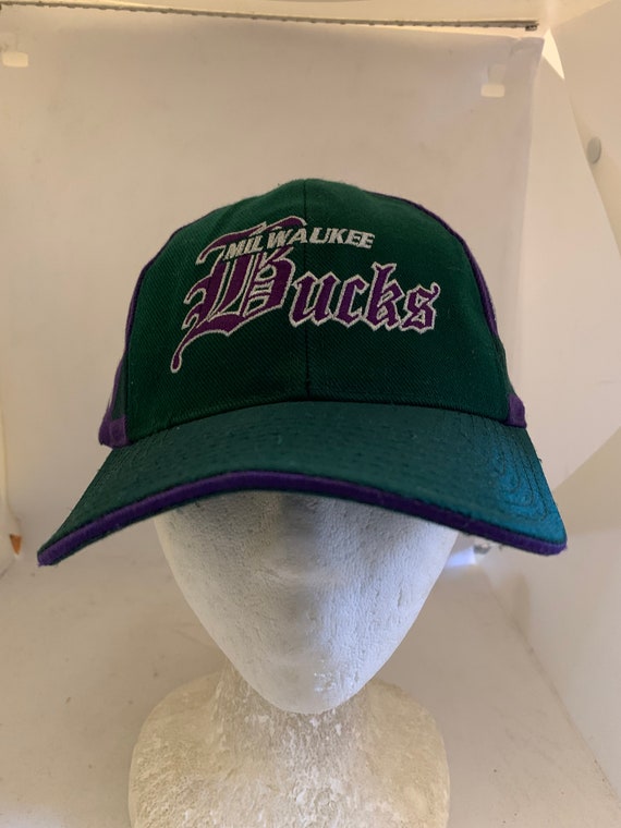 Vintage Milwaukee Bucks SnapBack Hat Cap Mens Basketb… - Gem