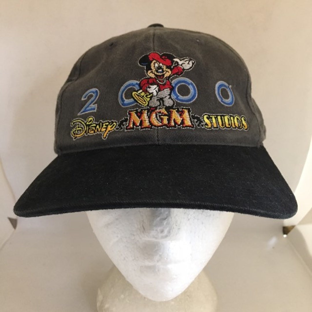 Vintage Disney MGM Studios 2000 Strapback Hat Adjustable 1990s 80s D2 ...