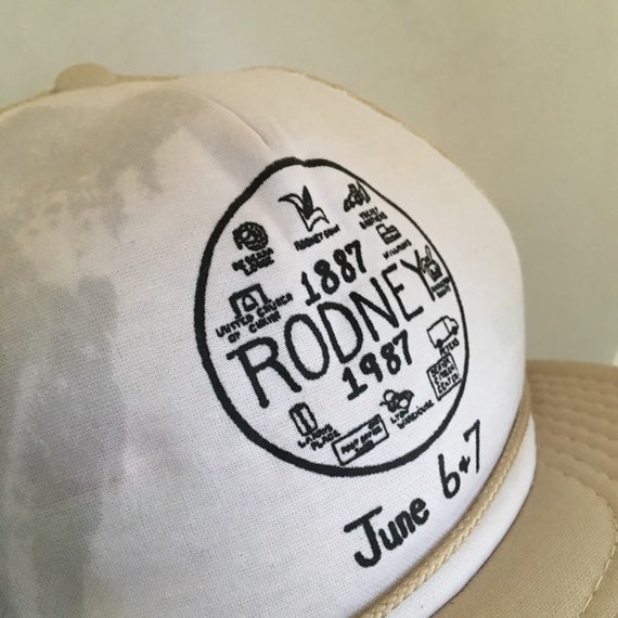 Vintage Rodney 1987 Trucker SnapBack Hat 1990s 1980s … - Gem