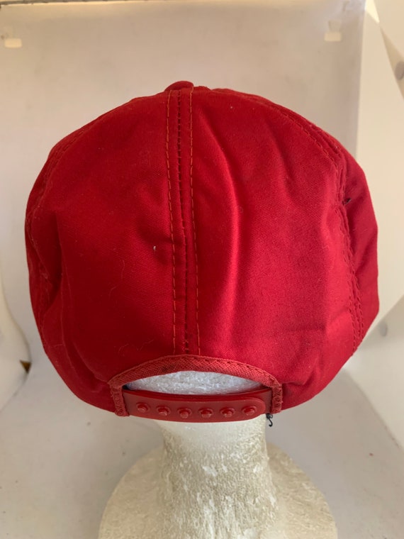 Vintage Blank Rec Trucker Snapback hat 1990s 80s O2 - Gem