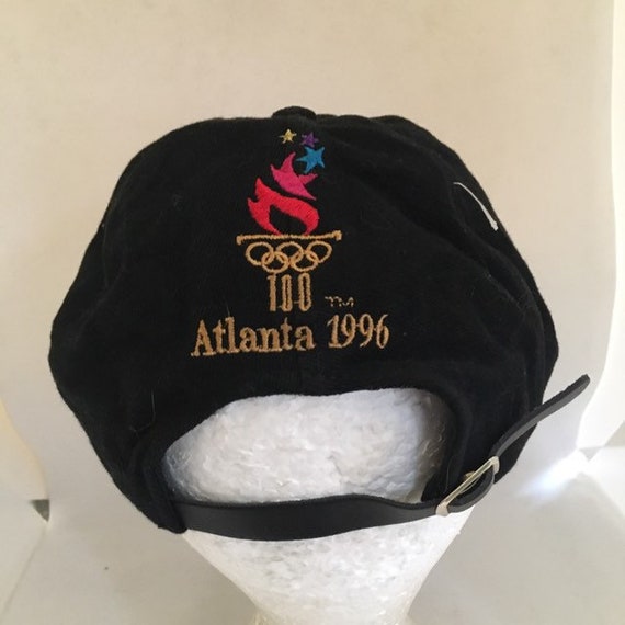 Vintage Atlanta 1996 Strapback hat 1990s 80s Z1 - Gem