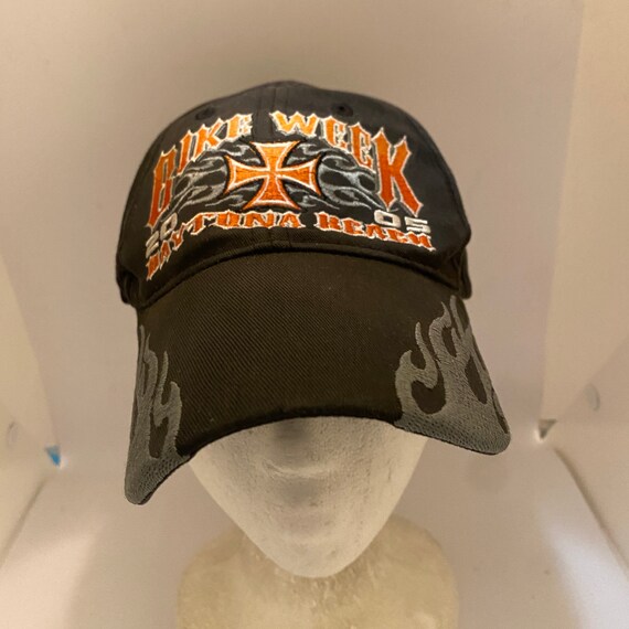 Vintage Bike week Trucker SnapBack hat 1990s 80s J20 - Gem