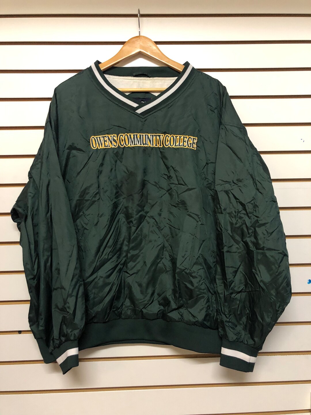 Vintage Owens Community College Windbreaker Size 2XL 1990s 80s - Etsy