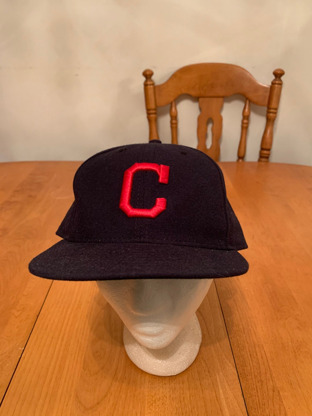 Vintage Cleveland Baseball Fitted Hat 1990s 1980s 80s 90s R3 Size 7 5/8 ...