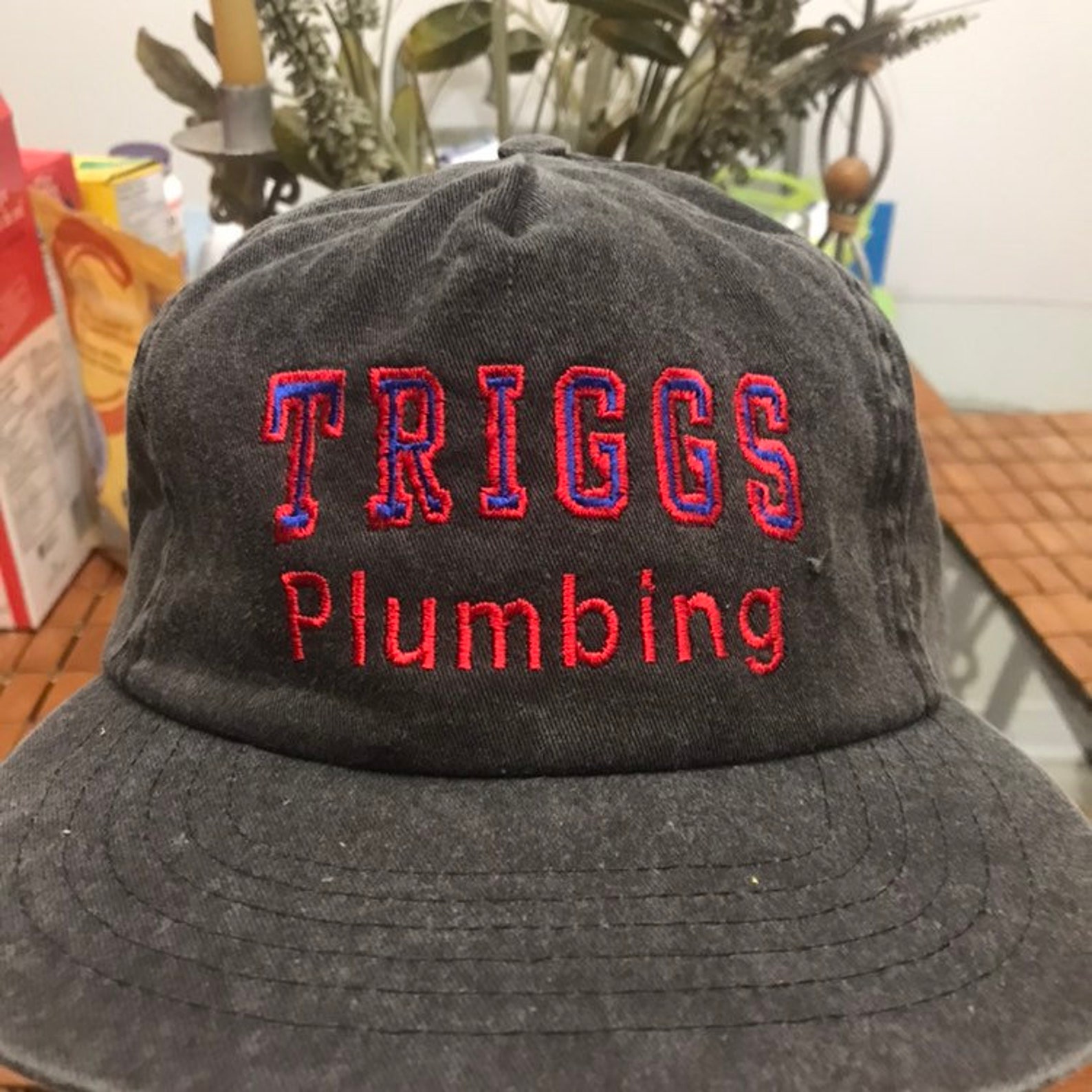 Vintage Triggs Plumbing Snapback Hat 1990s | Etsy