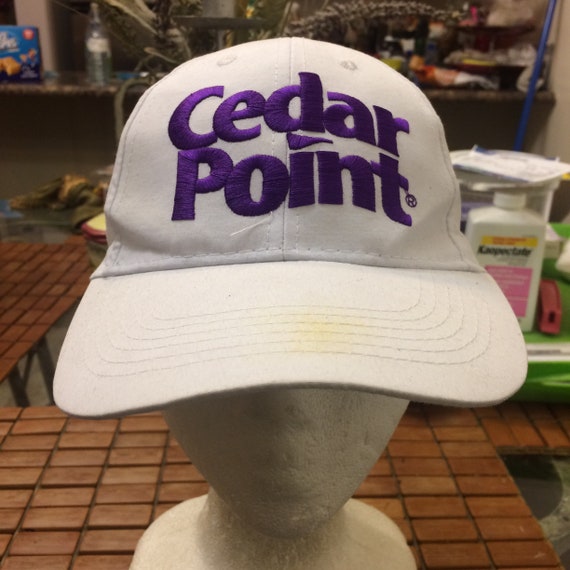 Vintage Cedar Point Strapback hat 1980s 90s - Gem
