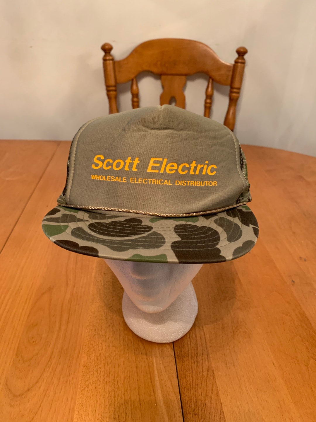 Vintage Camo Trucker Snapback Hat 1990s 1980s 80s 90s R3 - Etsy