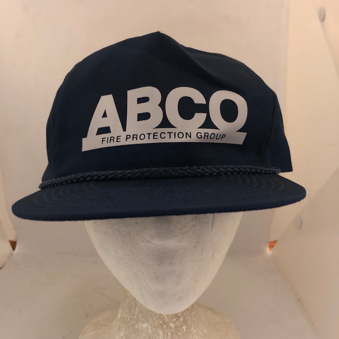 Vintage ABCO Fire Protection Group Trucker Snapback Hat Adjustable ...