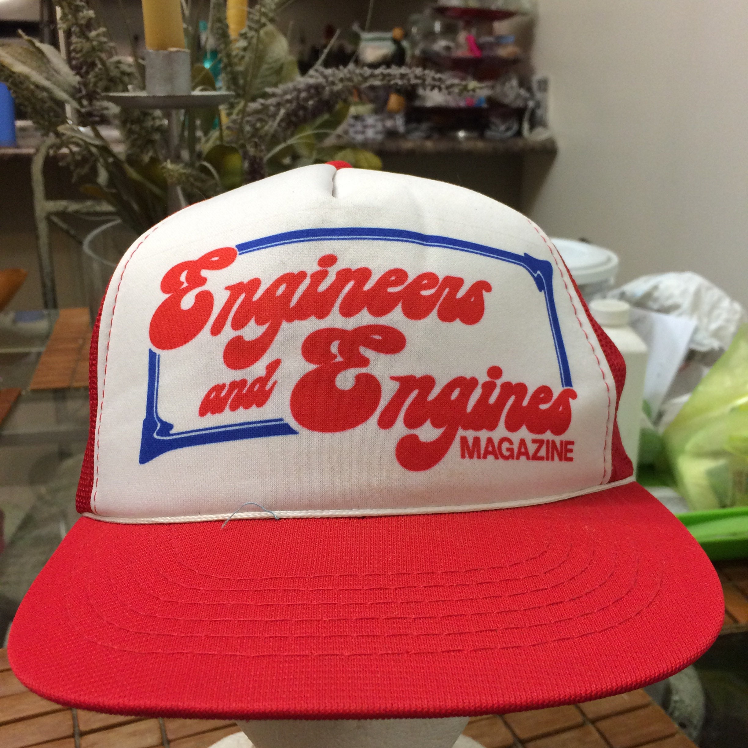 Vintage Engineers and Engines Magazine Trucker Snapback Hat - Etsy