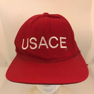 Vintage US Army Corpse of Engineers Trucker Strapback Hat 1990s 80s N18 ...