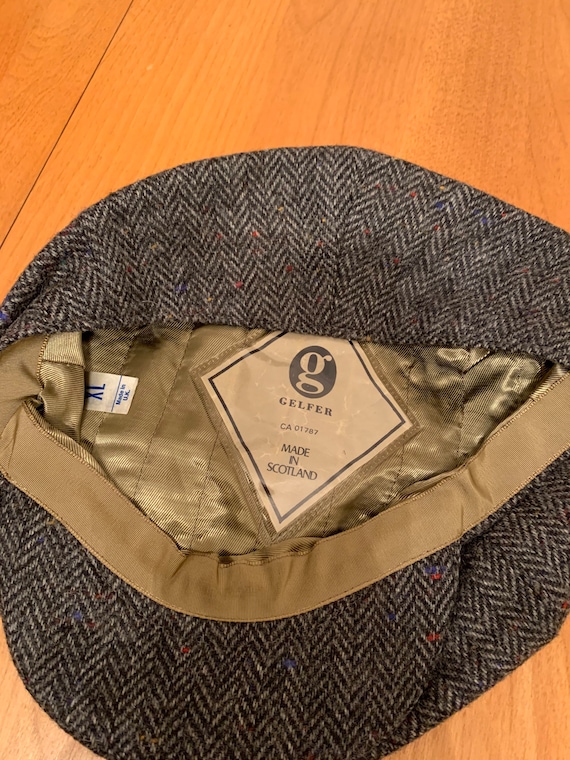 Vintage gelfer Scotland hat 1990s 80s R1 size xl - Gem