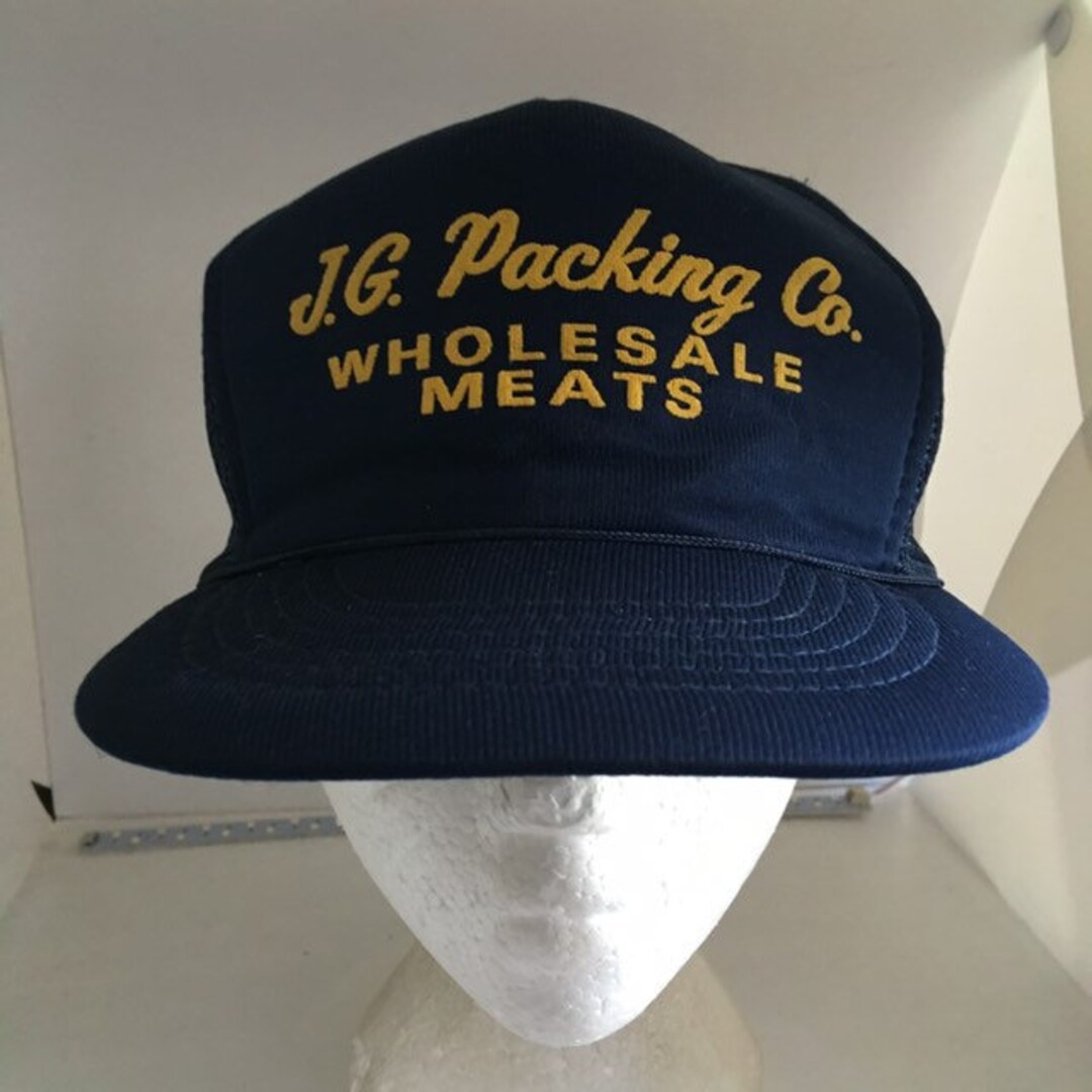 Vintage JG Packing Co Wholesale Meats Trucker Snapback Hat 1990s 80s ...