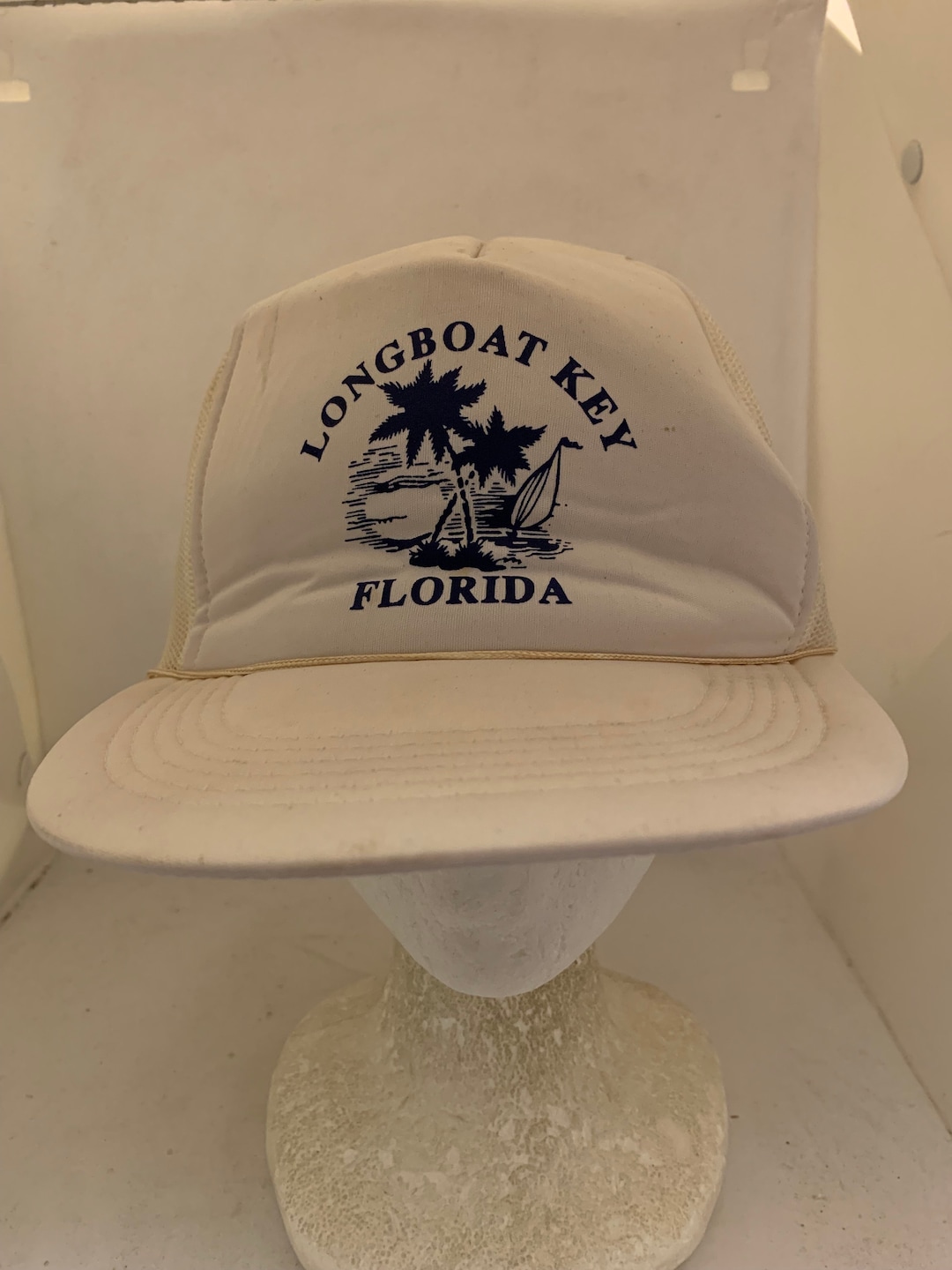 Vintage Longboat Keys Florida Trucker Snapback Hat 1990s 80s D12 - Etsy